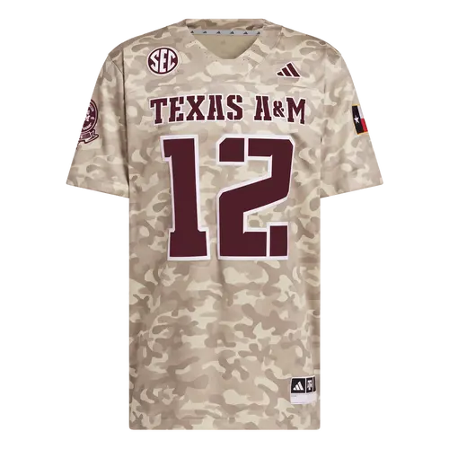 Adidas 12 Texas A&m Aggies Honor & Support Premier Strategy Jersey