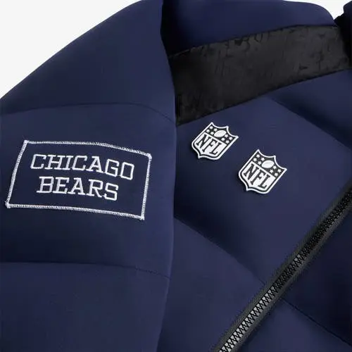 OFF SEASON Chicago Bears Long Team Puffer Coat