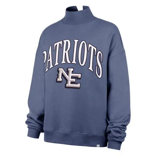 '47 New England Patriots Rivalries Collection Mock Neck Sweatshirt