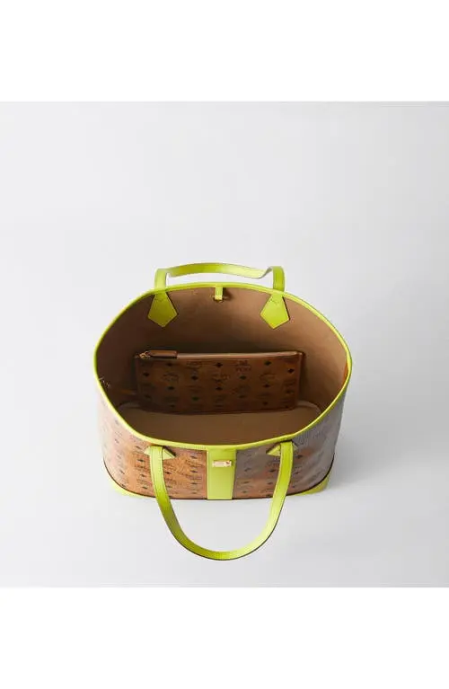 Mcm Medium New Liz Shopper In Visetos