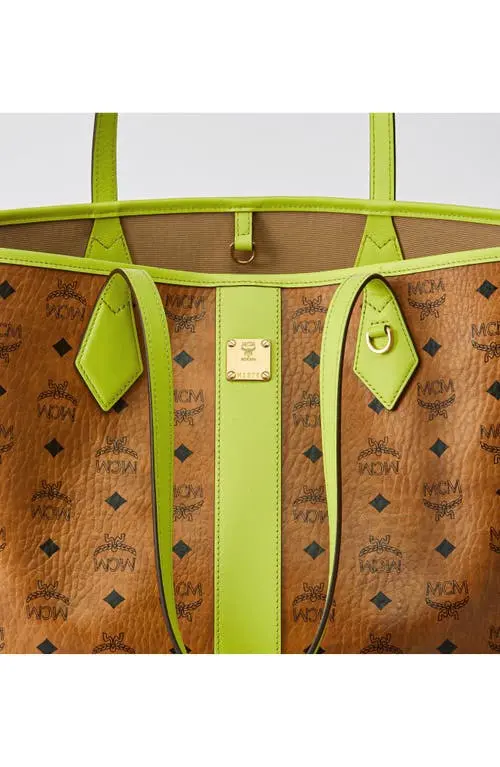 Mcm Medium New Liz Shopper In Visetos
