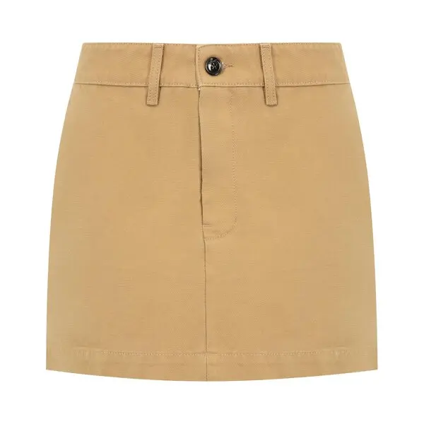 Balenciaga Mini Cotton Skirt 'beige - Cream