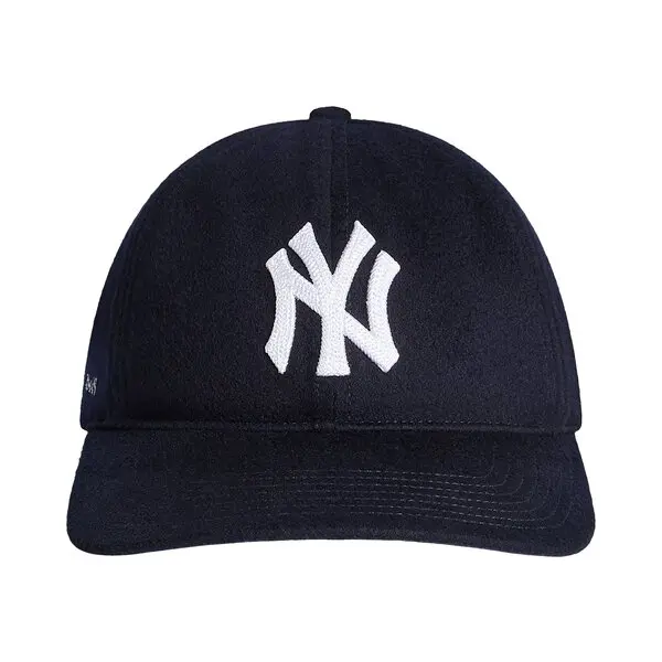Kith Giorgio Armani & Ronnie Fieg For '47 Wool Deconstructed Franchise Ls Fitted Cap Navy