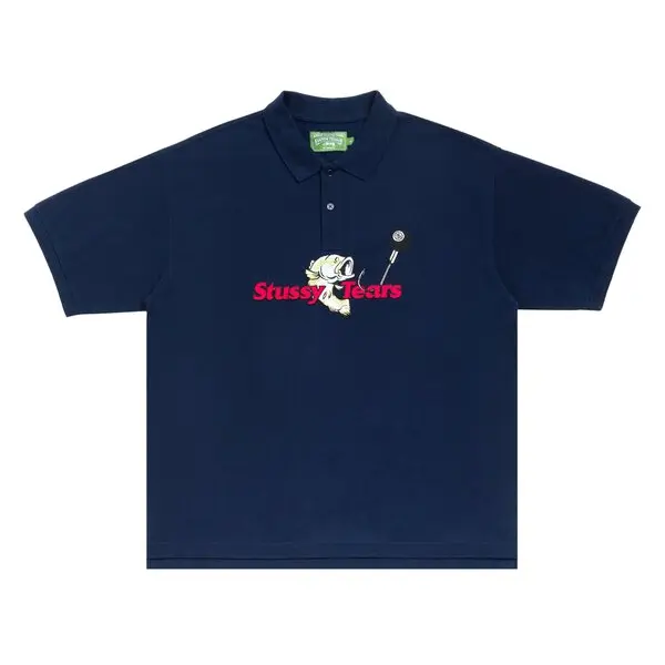 StÜssy Denim Tears Polo 'navy