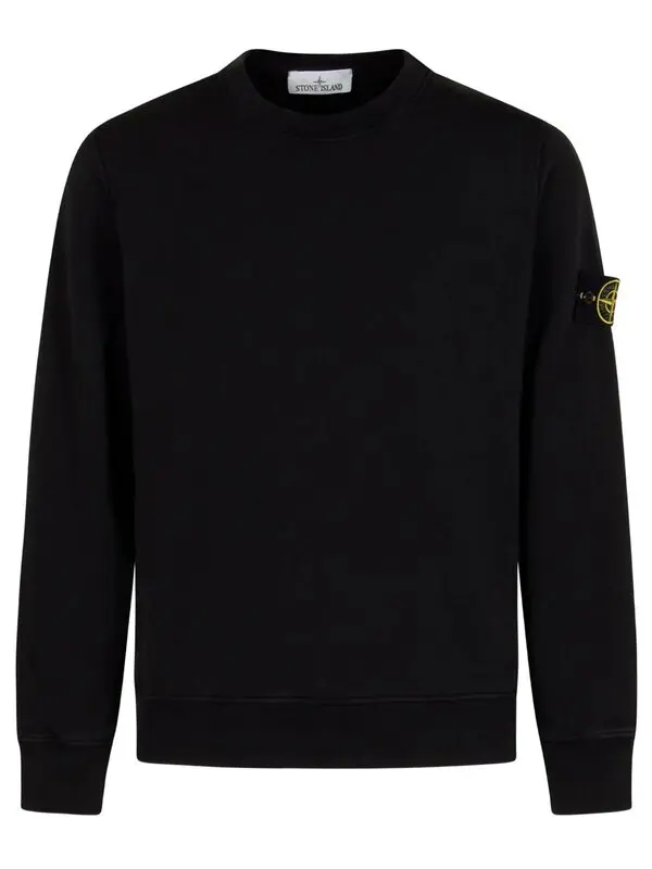 Stone Island Regular-fit Crewneck Sweatshirt With Raglan Sleeves