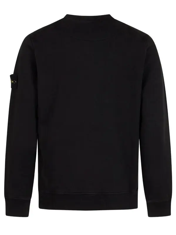 Stone Island Regular-fit Crewneck Sweatshirt With Raglan Sleeves