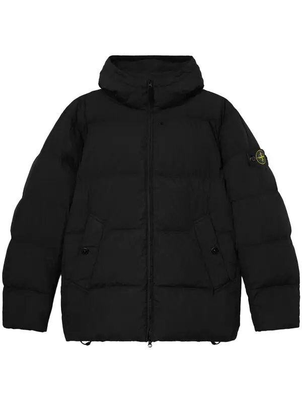 Stone Island Piumino Resistente Al Vento Con Antigoccia