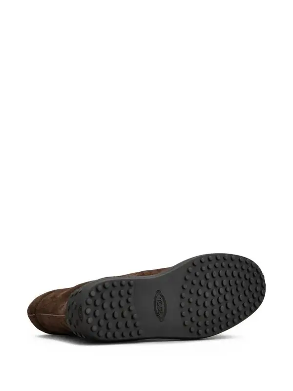 TOD'S Suede Gommino Combat Boots