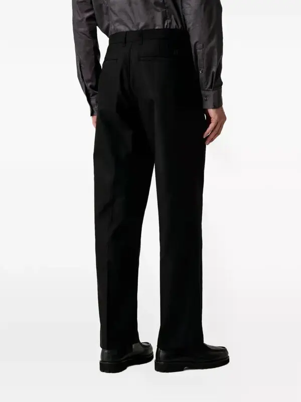 LES DEUX Brushed-twill Tailored Trousers