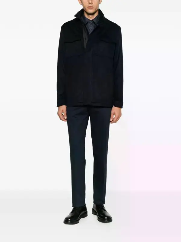 Corneliani Flap-pocket High-neck Jacket