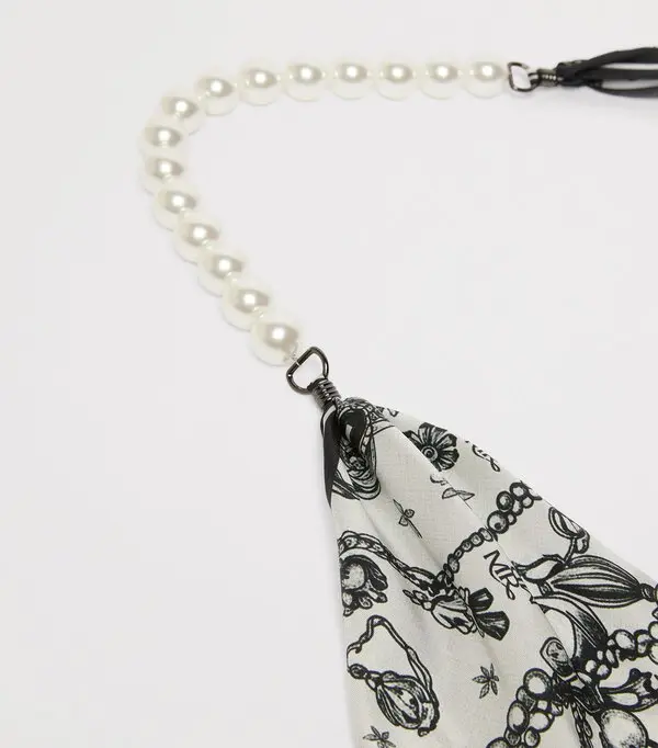 Marina Rinaldi Scarf Necklace And Clip-on Earrings Set