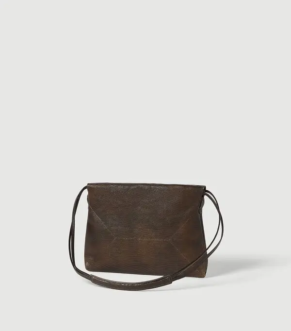Brunello Cucinelli Leather Lizard-embossed Pouch
