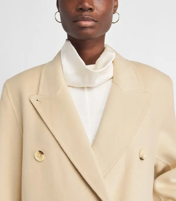 Almada Label Wool-cashmere Double-breasted Deja Coat