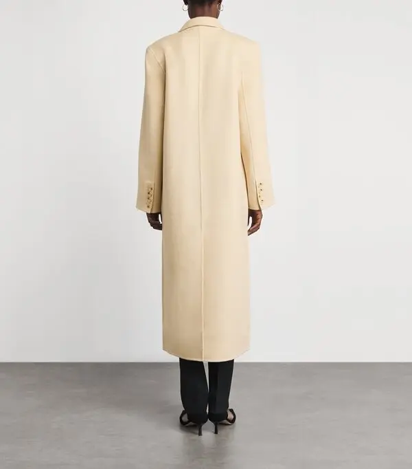 Almada Label Wool-cashmere Double-breasted Deja Coat