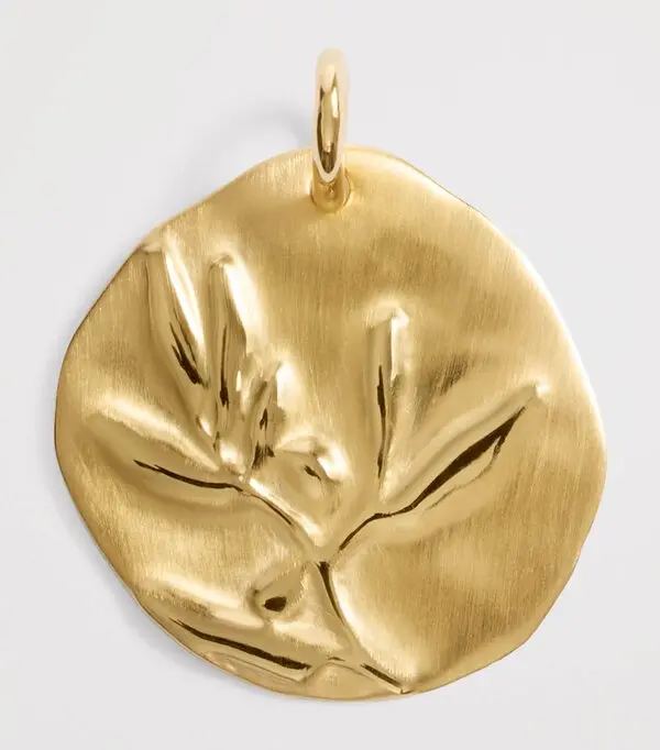 Monica Vinader Vermeil Peace Pendant