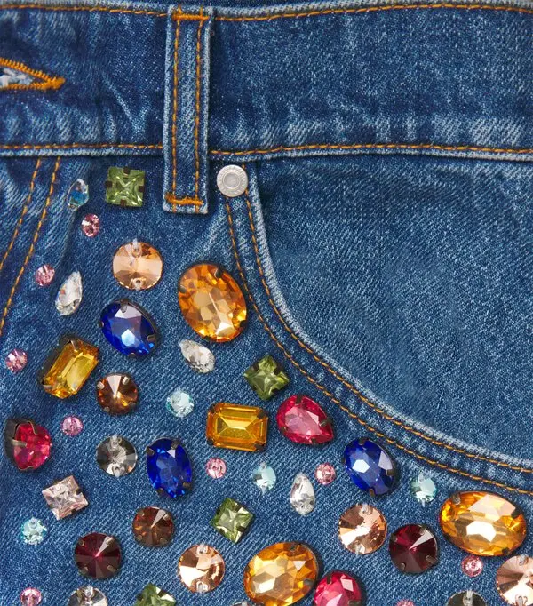 Stella McCartney Embellished Straight Jeans