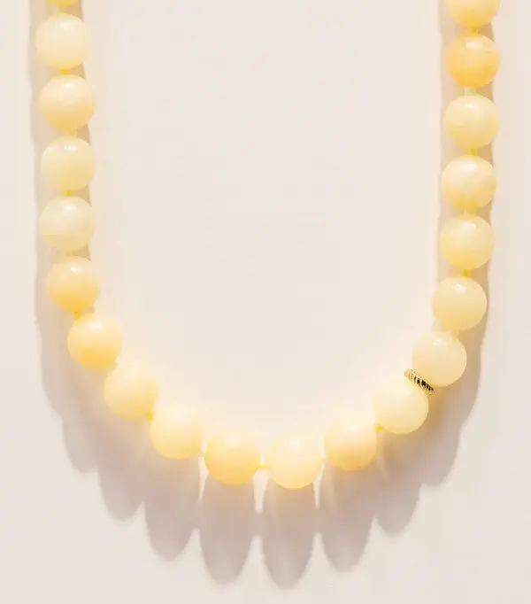 Anni Lu Gold-plated Beaded Ball Necklace