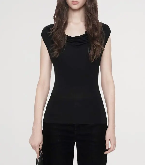 ALLSAINTS Cowl-neck Malina Top