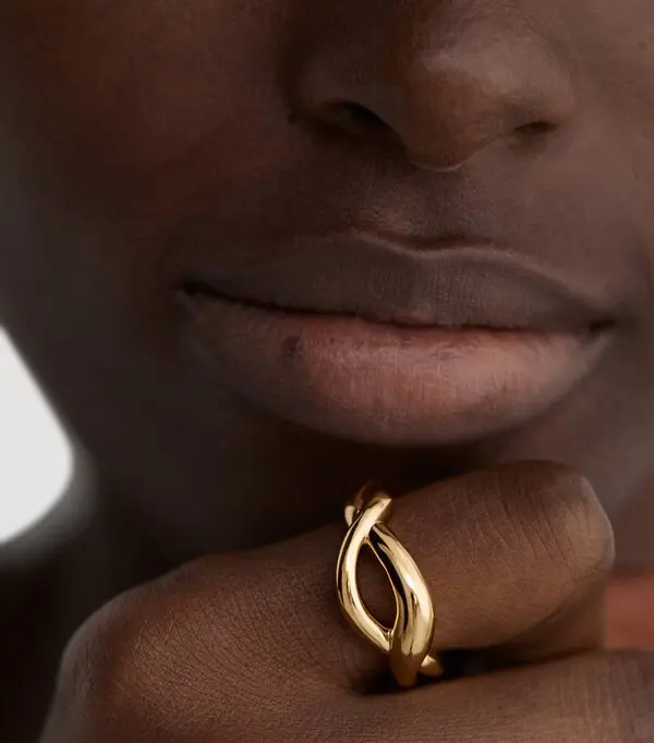 Monica Vinader Vermeil Ochre Ring