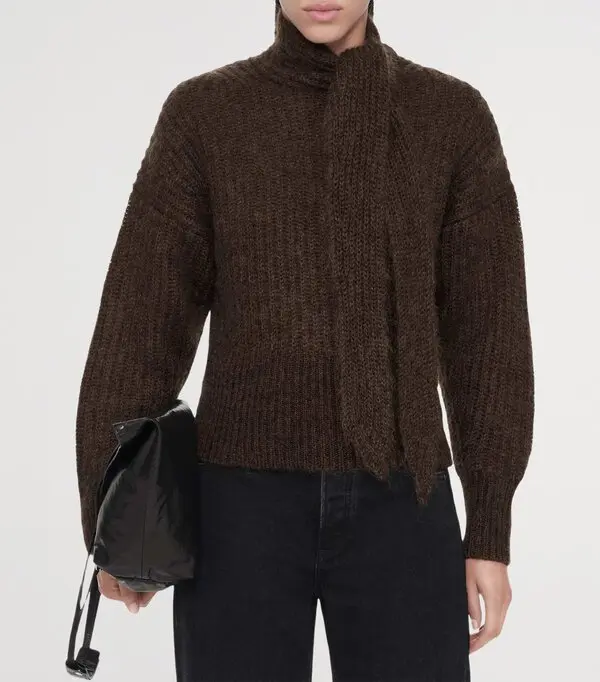 ALLSAINTS Relaxed Tie-detail Etty Sweater