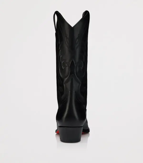 CHRISTIAN LOUBOUTIN Santiagus Leather Boots
