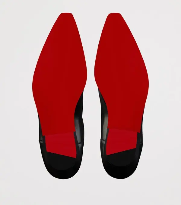 CHRISTIAN LOUBOUTIN Santiagus Leather Boots