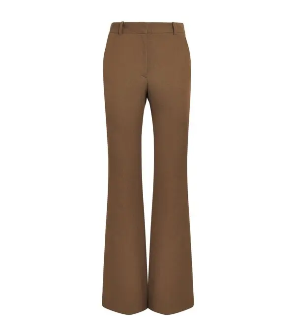 JOSEPH Stretch-gabardine Tafira Flared Trousers