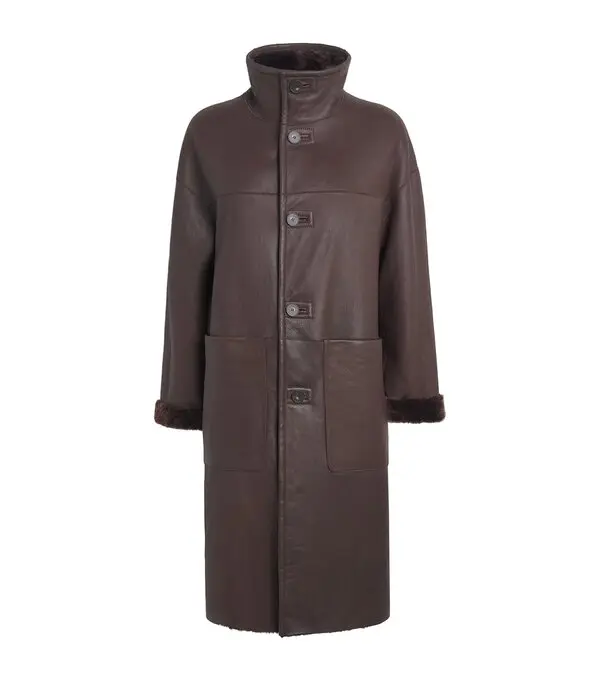 JOSEPH Reversible Shearling Ari Coat