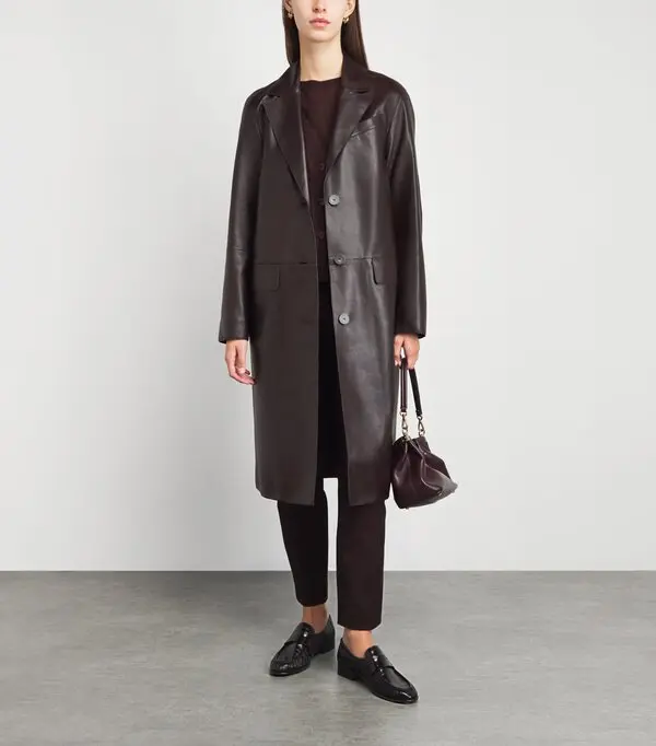 JOSEPH Nappa Vittoria Trench Coat