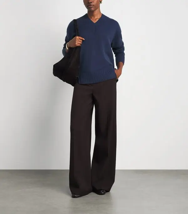 JOSEPH Cashmere V-neck Zinnia Sweater