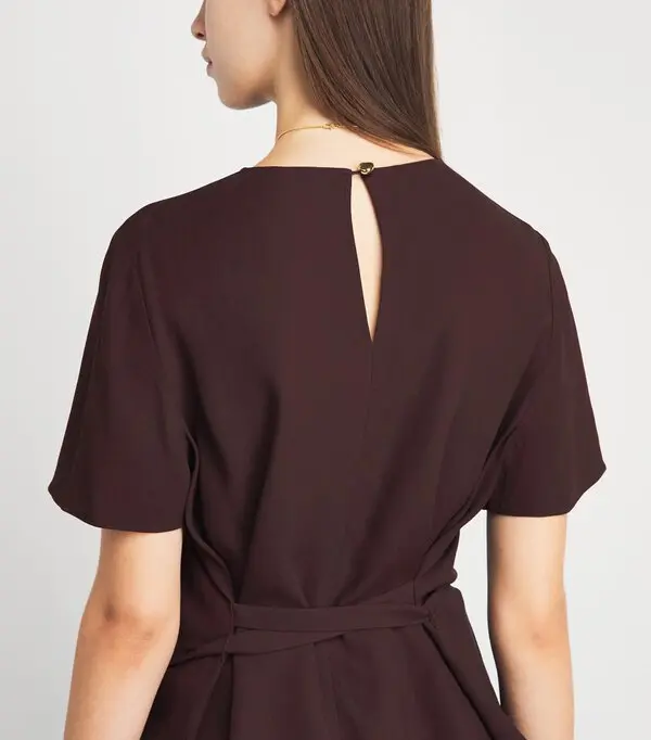 JOSEPH Crepe Atheris T-shirt Blouse