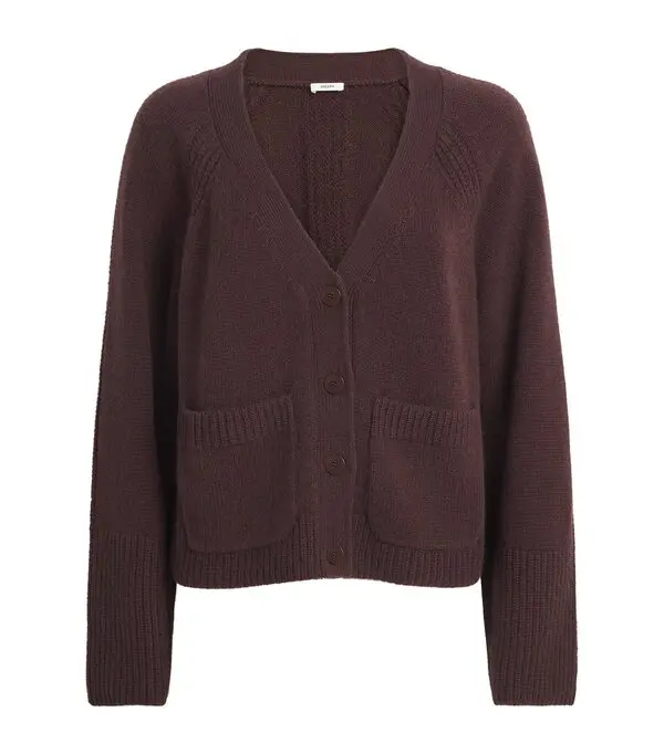 JOSEPH Cashmere Harper Cardigan - Brown