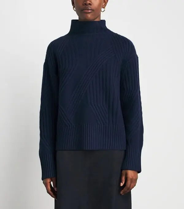 JOSEPH Merino Wool Ribbed Isabel Sweater
