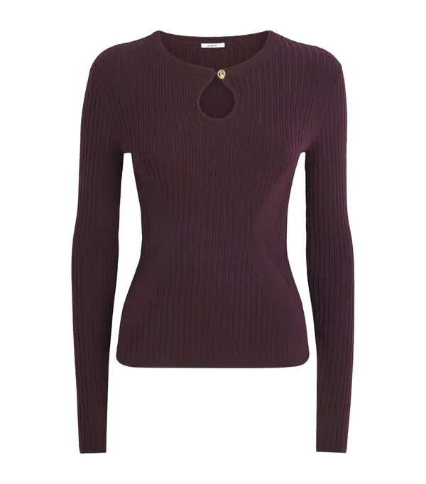 JOSEPH Merino-blend Keyhole Luz Sweater