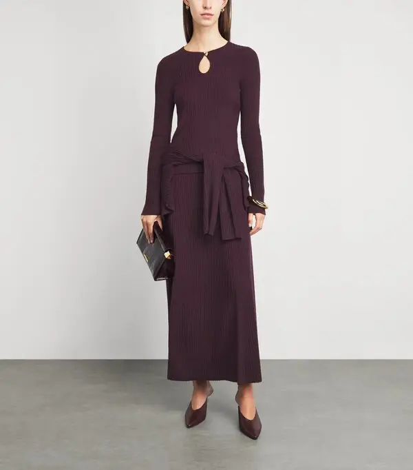 JOSEPH Merino-blend Keyhole Luz Sweater