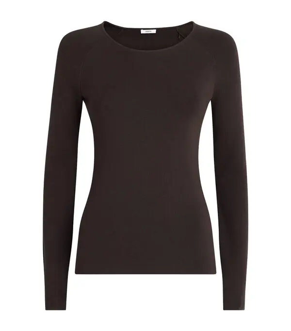 JOSEPH Knitted Silk-blend Nali Top