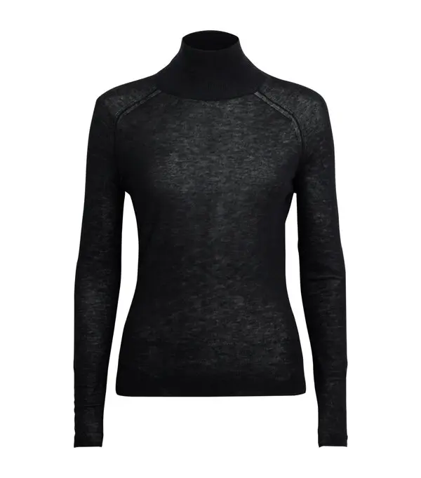 JOSEPH Cashmere High-neck Cashair Yara Sweater