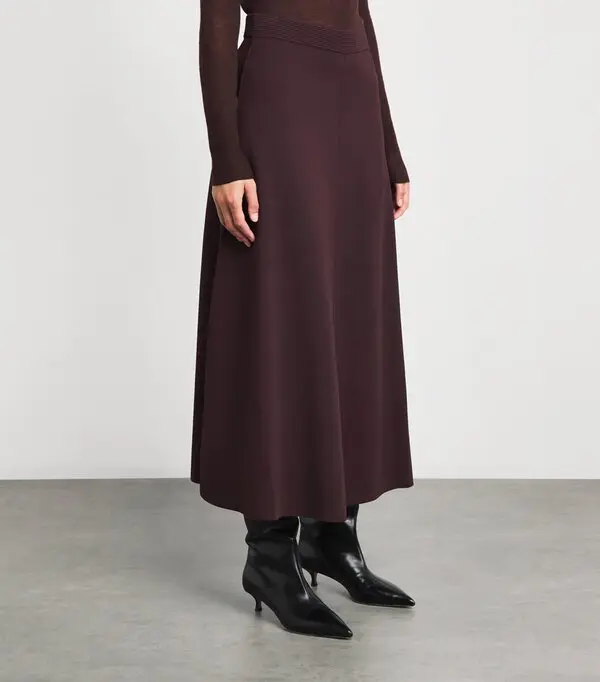 JOSEPH Knitted Helius Midi Skirt