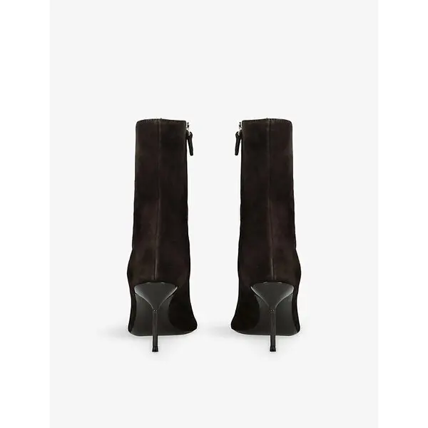 Paris Texas Lidia 70 Suede Heeled Ankle Boots