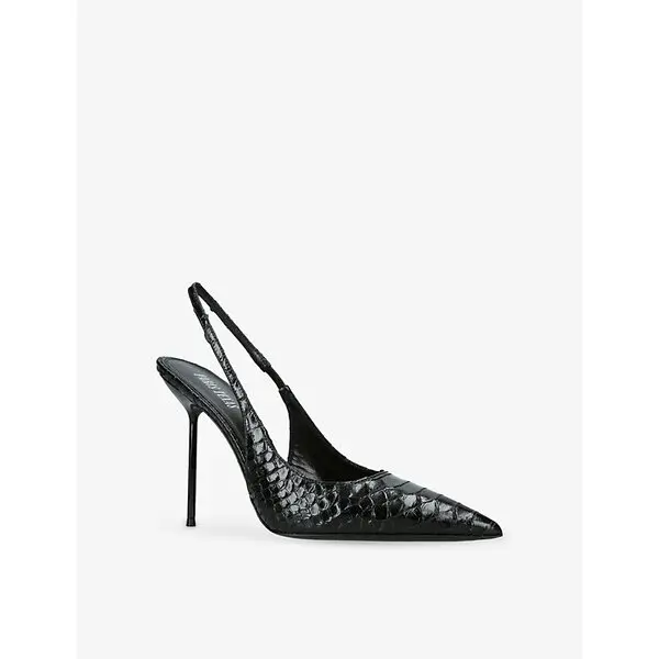 Paris Texas Lidia 105 Embossed Leather Sling-backs