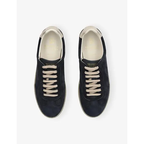Brunello Cucinelli Panelled Suede Trainers