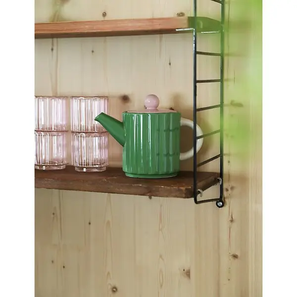 &KLEVERING Tube Stoneware Teapot - Green