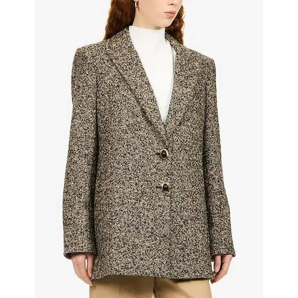 Veronica Beard Maci Dickey Wool-blend Jacket