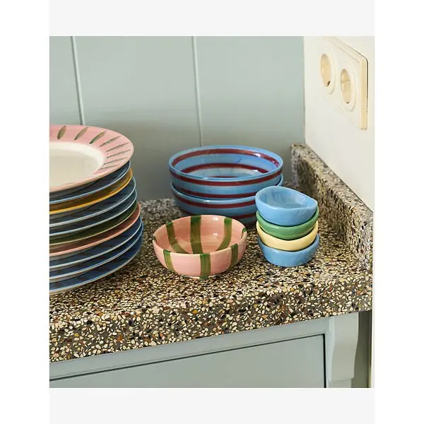 ANNA + NINA Rosebud Stoneware Tapas Bowl 4cm