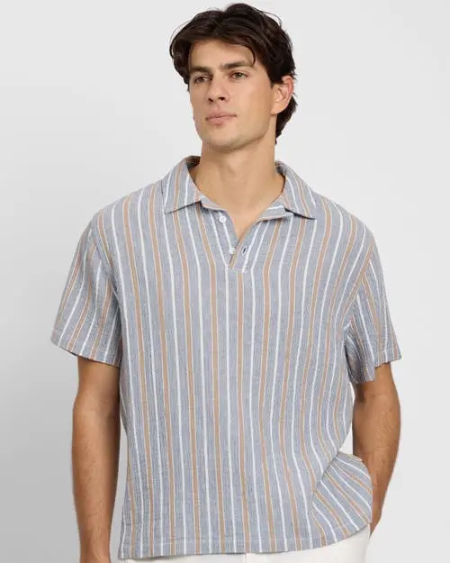 Onia Cotton Short Sleeve Pop-over