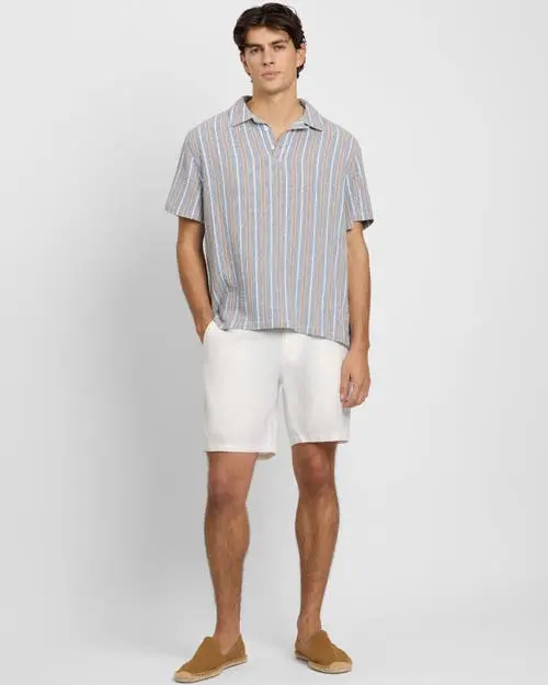Onia Cotton Short Sleeve Pop-over
