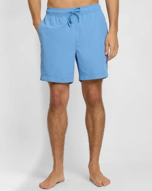 Onia Solid Charles 7" Swim Trunk - Blue Reef