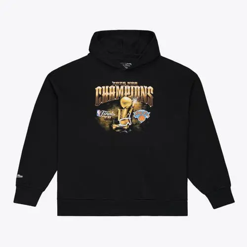 Mitchell & Ness New York Knicks 2026 Nba Finals Champions Hoodie - Black