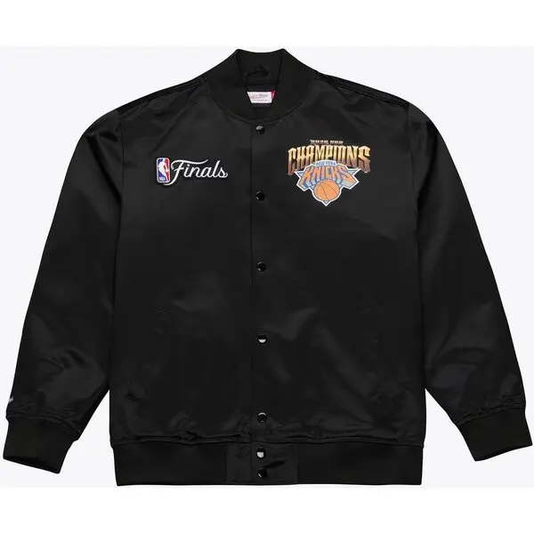 Mitchell & Ness New York Knicks 2026 Nba Finals Champions Satin Full-snap Jacket