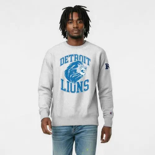 Champion Disney X Detroit Lions Simba Reverse Weave Sweatshirt